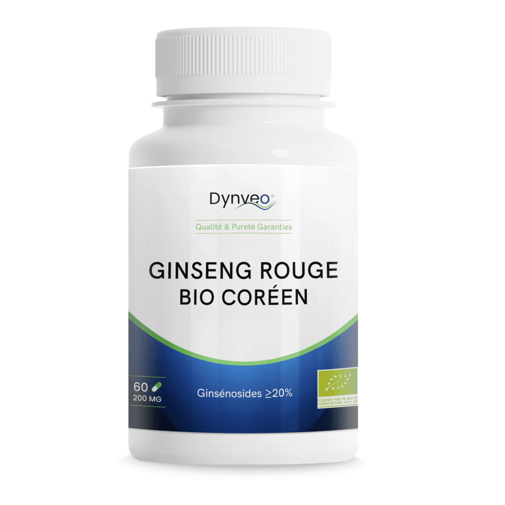 Ginseng rouge Coréen BIO - Ginsénosides 20% - Vitalité